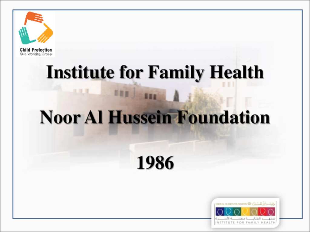 Document - IFH-NHF Presentation on Their Child Protection Activities