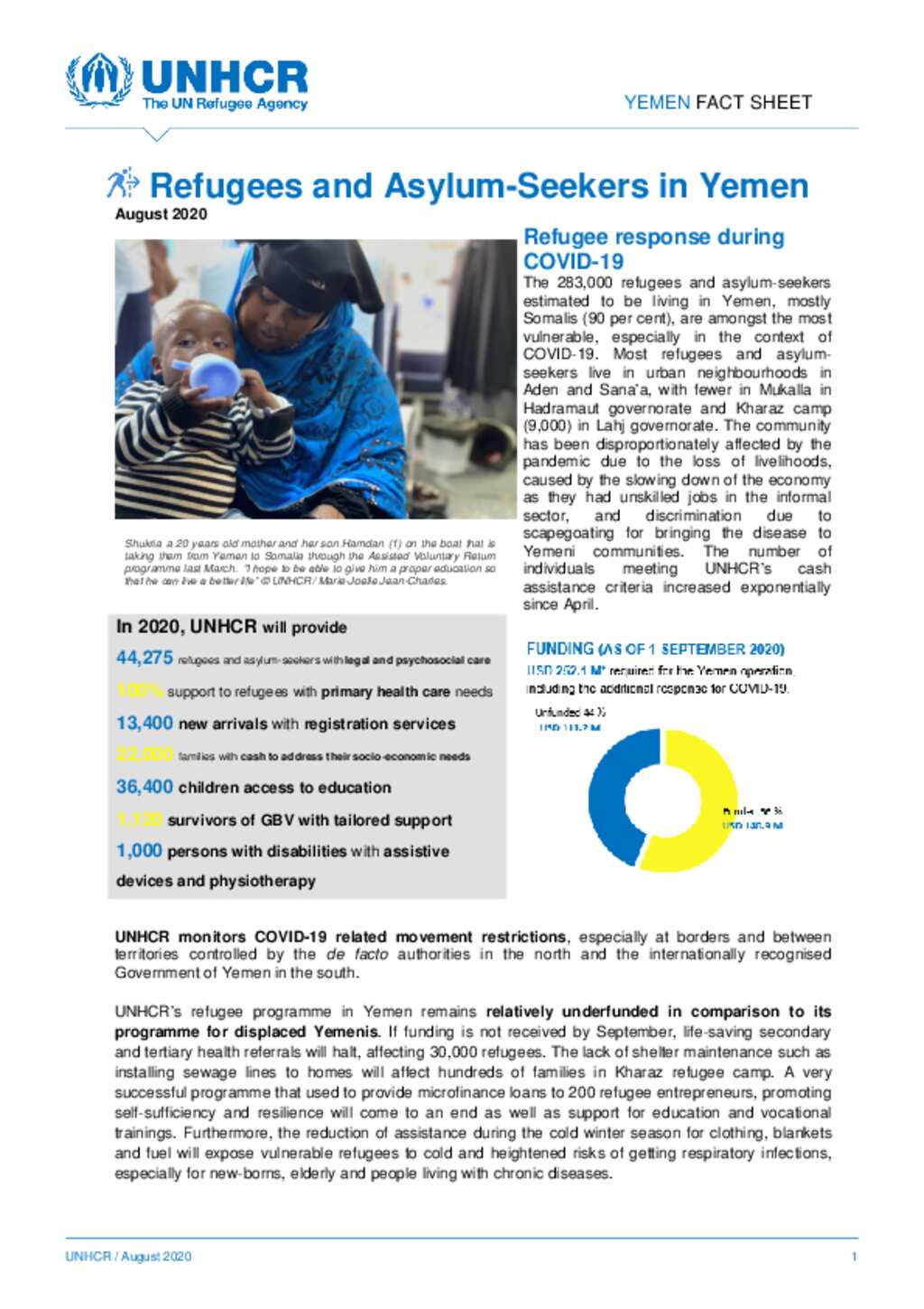 Document - Refugees and asylum-seekers, August 2020