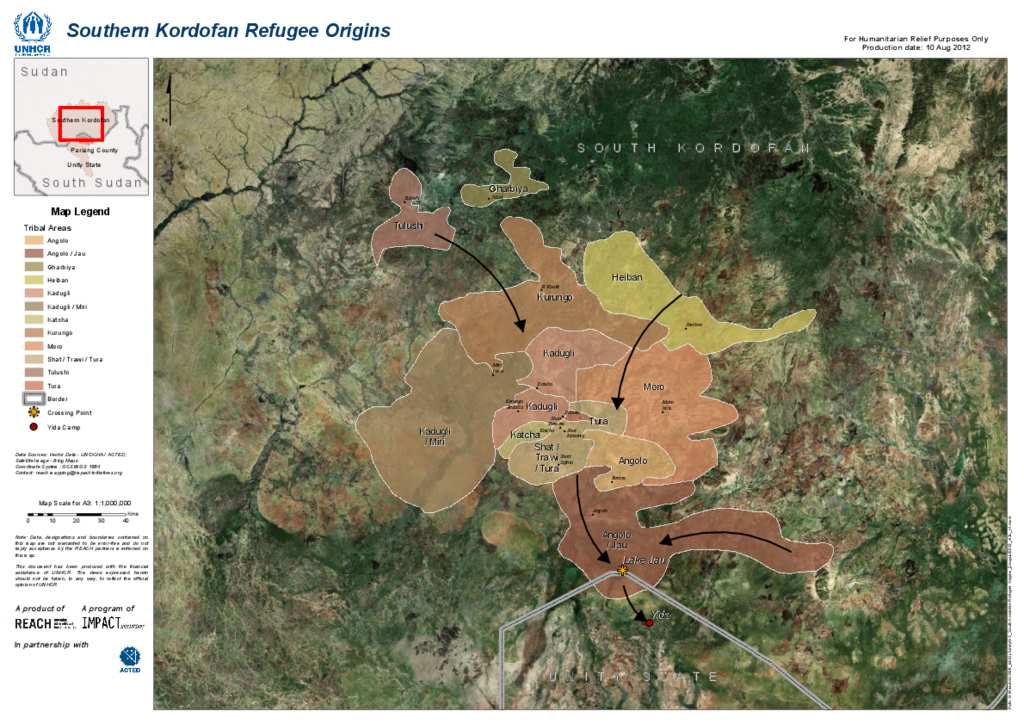 Document - Southern Kordofan Refugees Origins (7 August 2012)