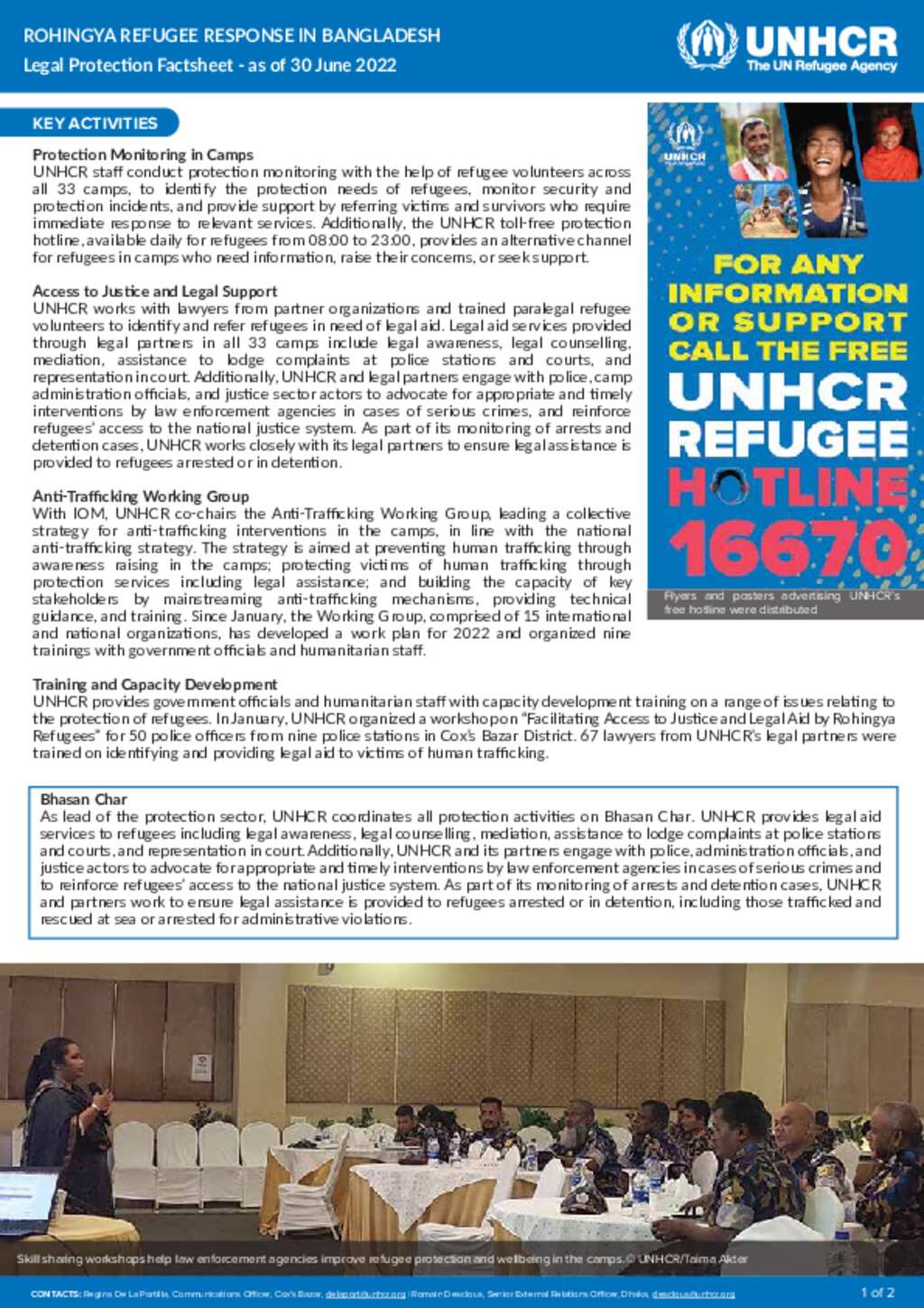 Document - FACTSHEET - Legal Protection January - June 2022