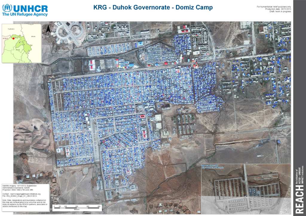 Document - Iraq - Dohuk Governorate - Domiz Camp - Image Map - 23 Nov 2013