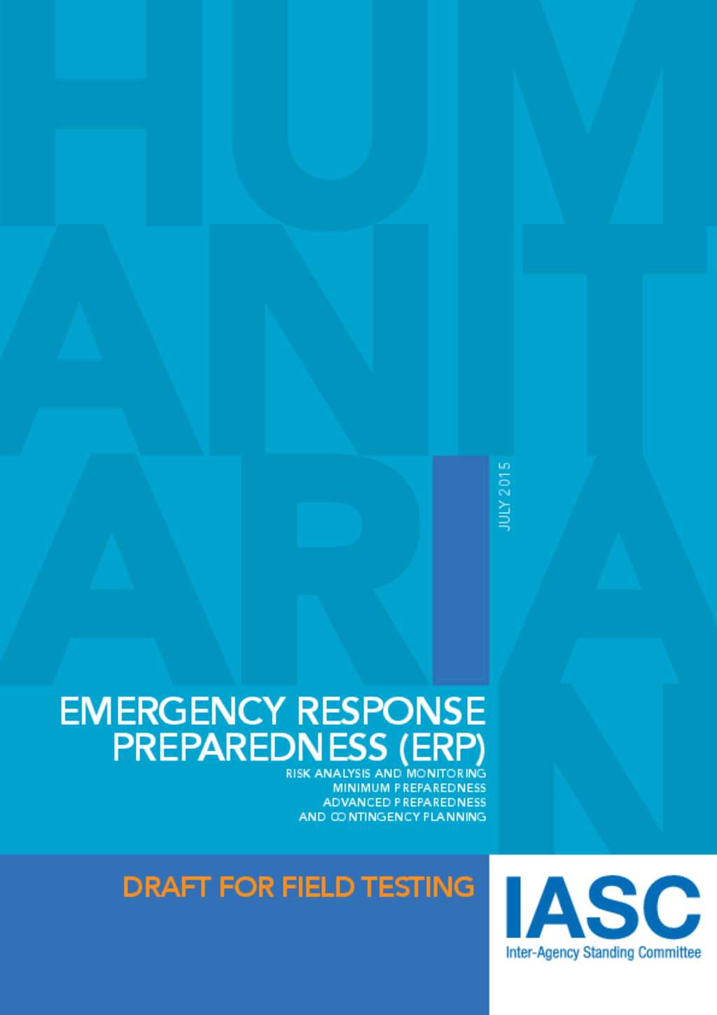 Document - Emergency Response Preparedness (ERP) Guidelines