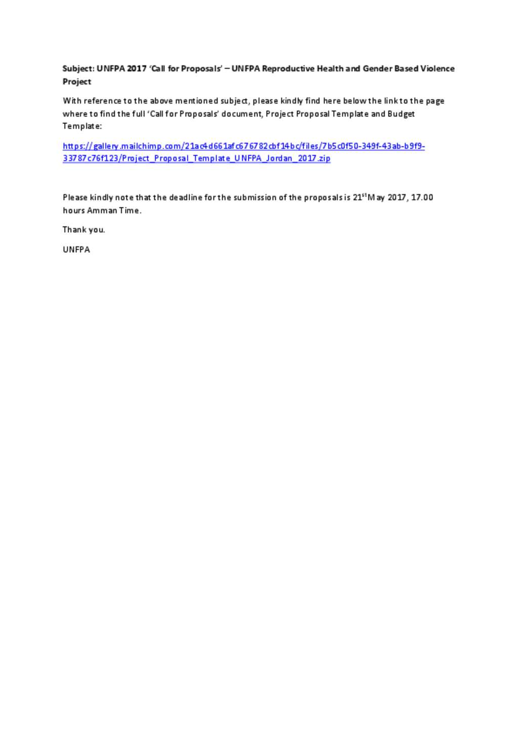 Document - UNFPA 2017 ‘Call for Proposals’ – UNFPA Reproductive Health ... Document - UNFPA 2017 ‘Call for Proposals’ – UNFPA Reproductive Health ...