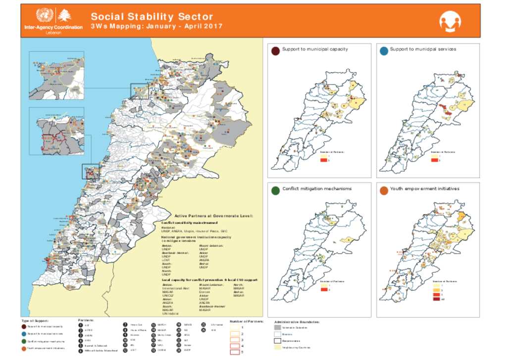 Document - Lebanon - Interagency - Social Stability- 3Ws mapping ...