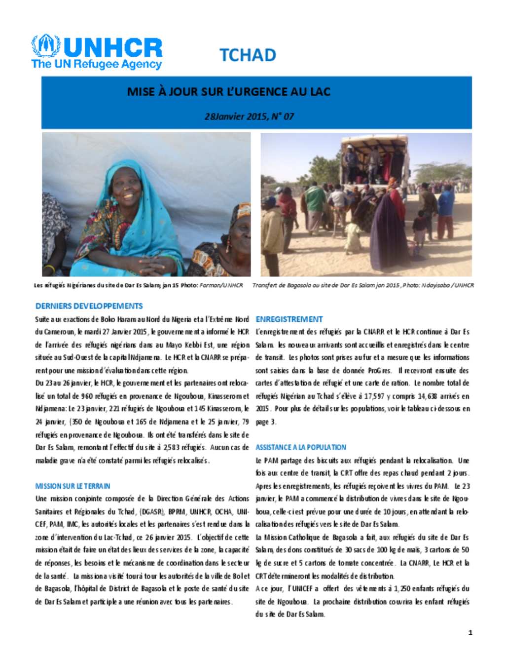 Document - Tchad: Urgence sur le Lac #7