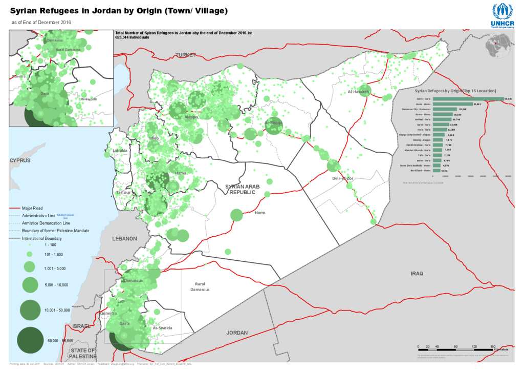 Document - Syrian Refugees in Jordan by Origin- Admin Level 4 - End of ...