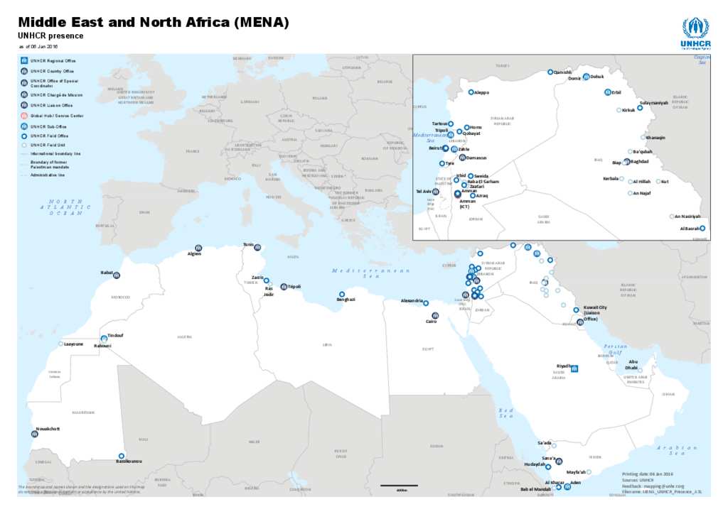 Document - Middle East and North AFRICA (MENA) - UNHCR Presence