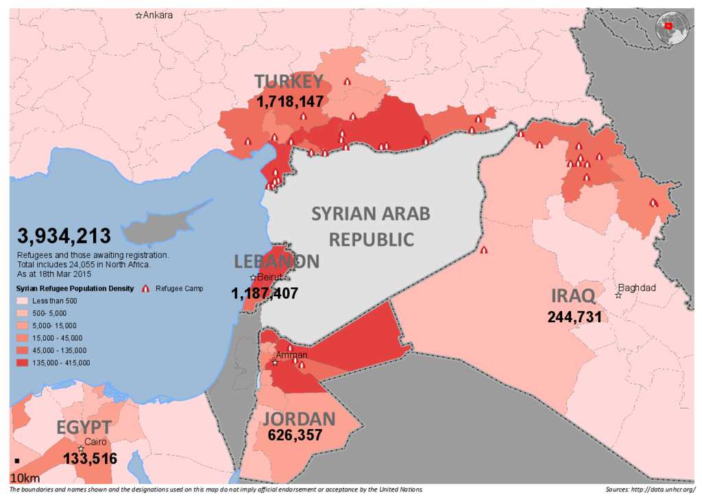 Document - Syrian Refugees in the Region March 18th 2015