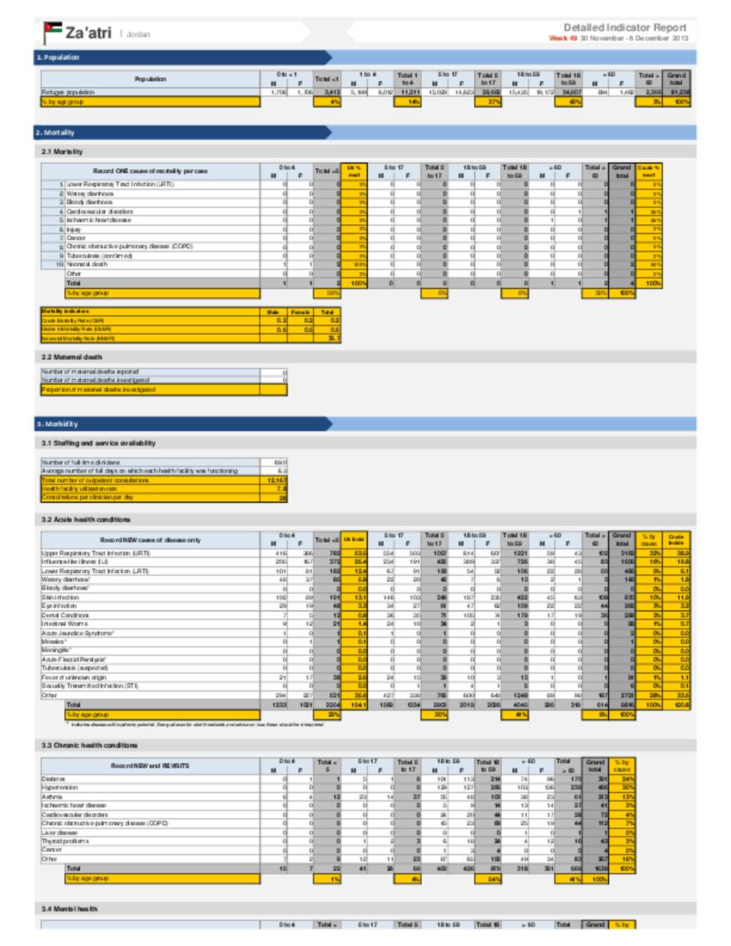 Document - Zaatari Detailed Report 6.12.2013