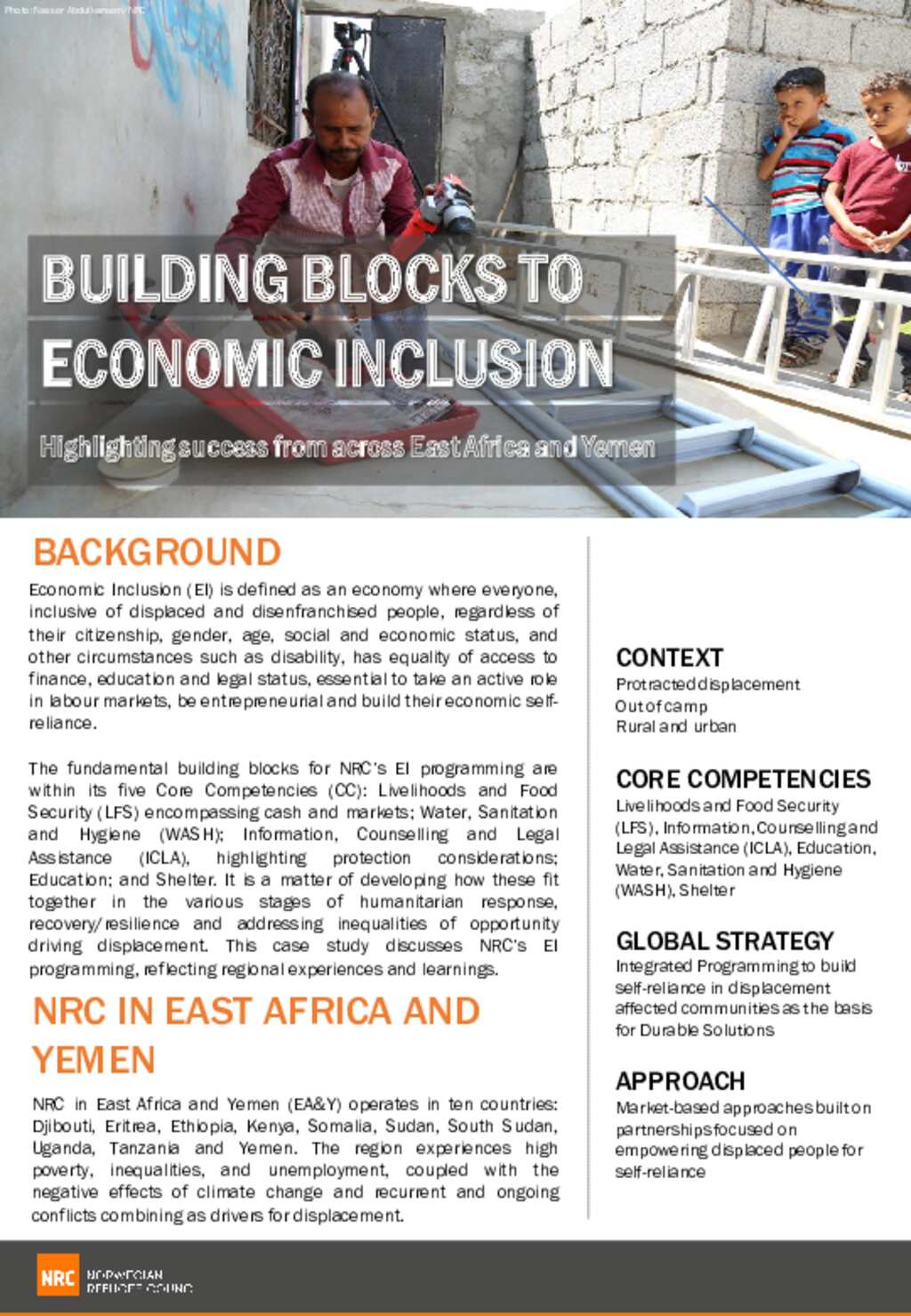 Document - NRC - East Africa and Yemen: Building blocks to Economic Inclusion