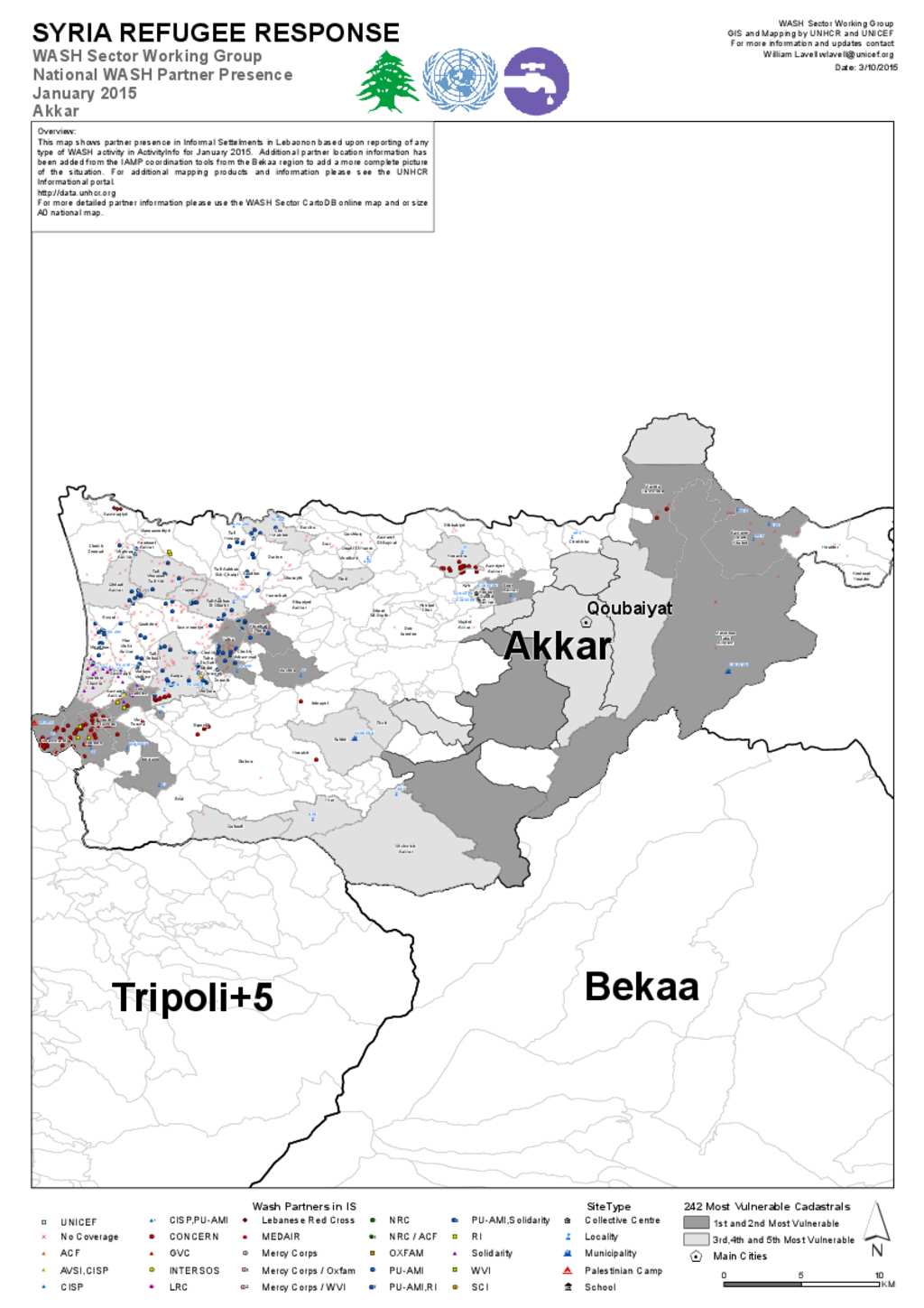 Document - Interagency - WASH - Akkar - National WASH Partner Presence ...