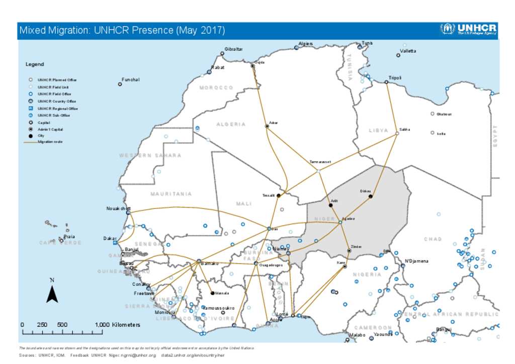 Document - Mixed Migration: UNHCR Presence (May 2017)