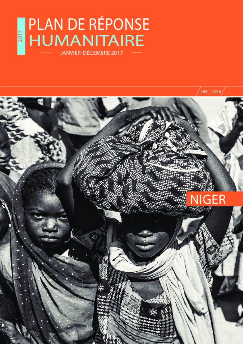 Document - Niger - Plan de réponse humanitaire