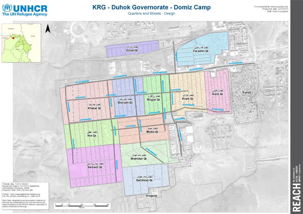 Document - Iraq - Dohuk Governorate - Domiz Camp - Addressing System ...