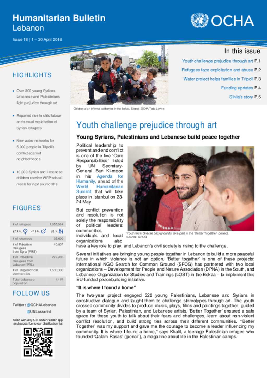 Document - OCHA Humanitarian bulletin #18 EN