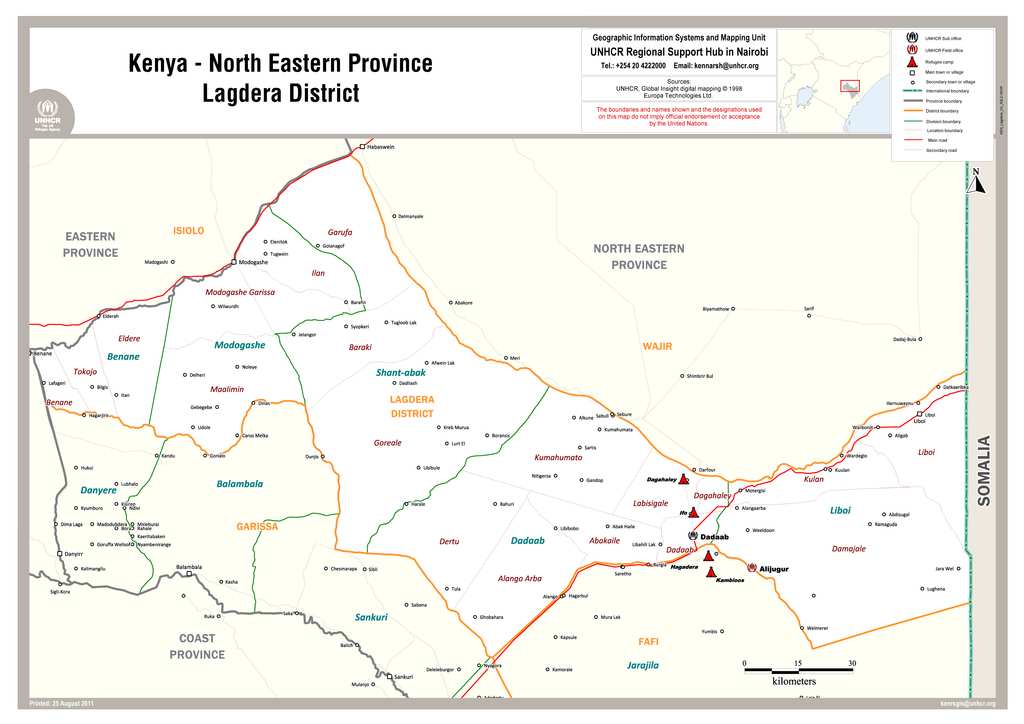 Document - Kenya - Lagdera District Overview Map