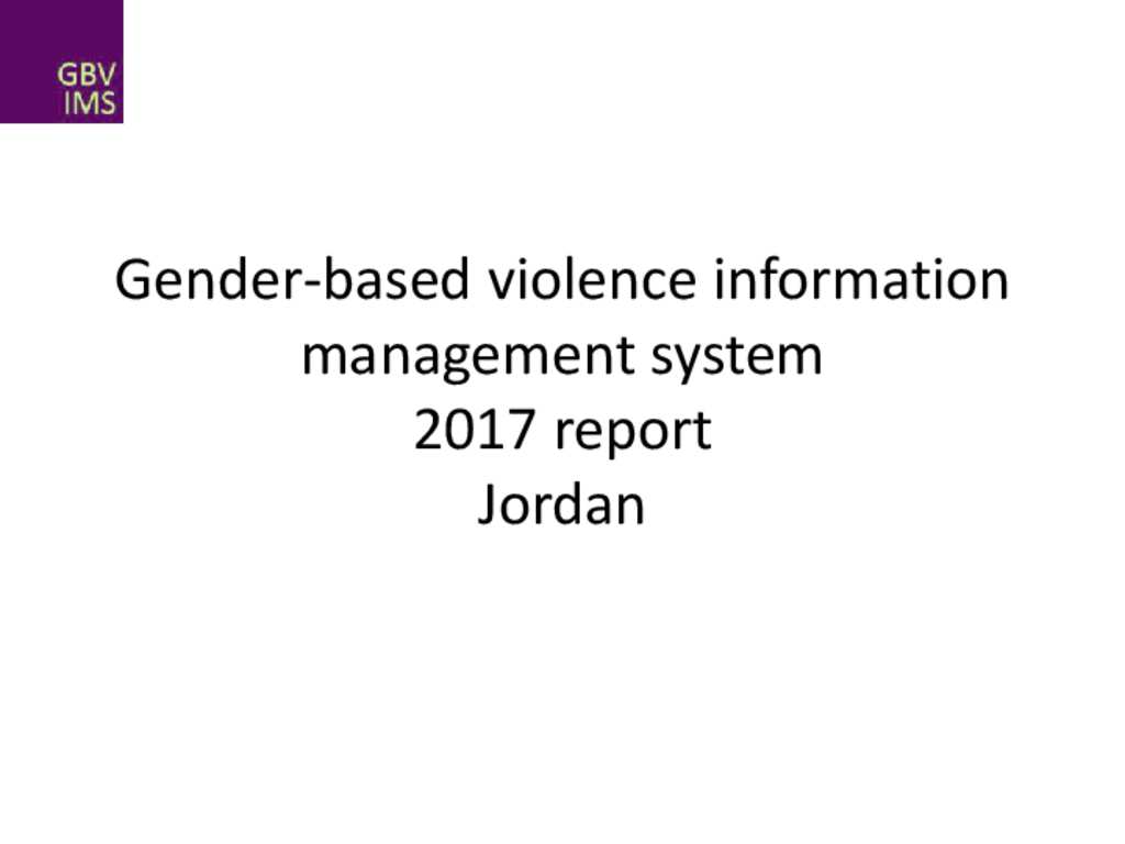 Document Gender Based Violence Information