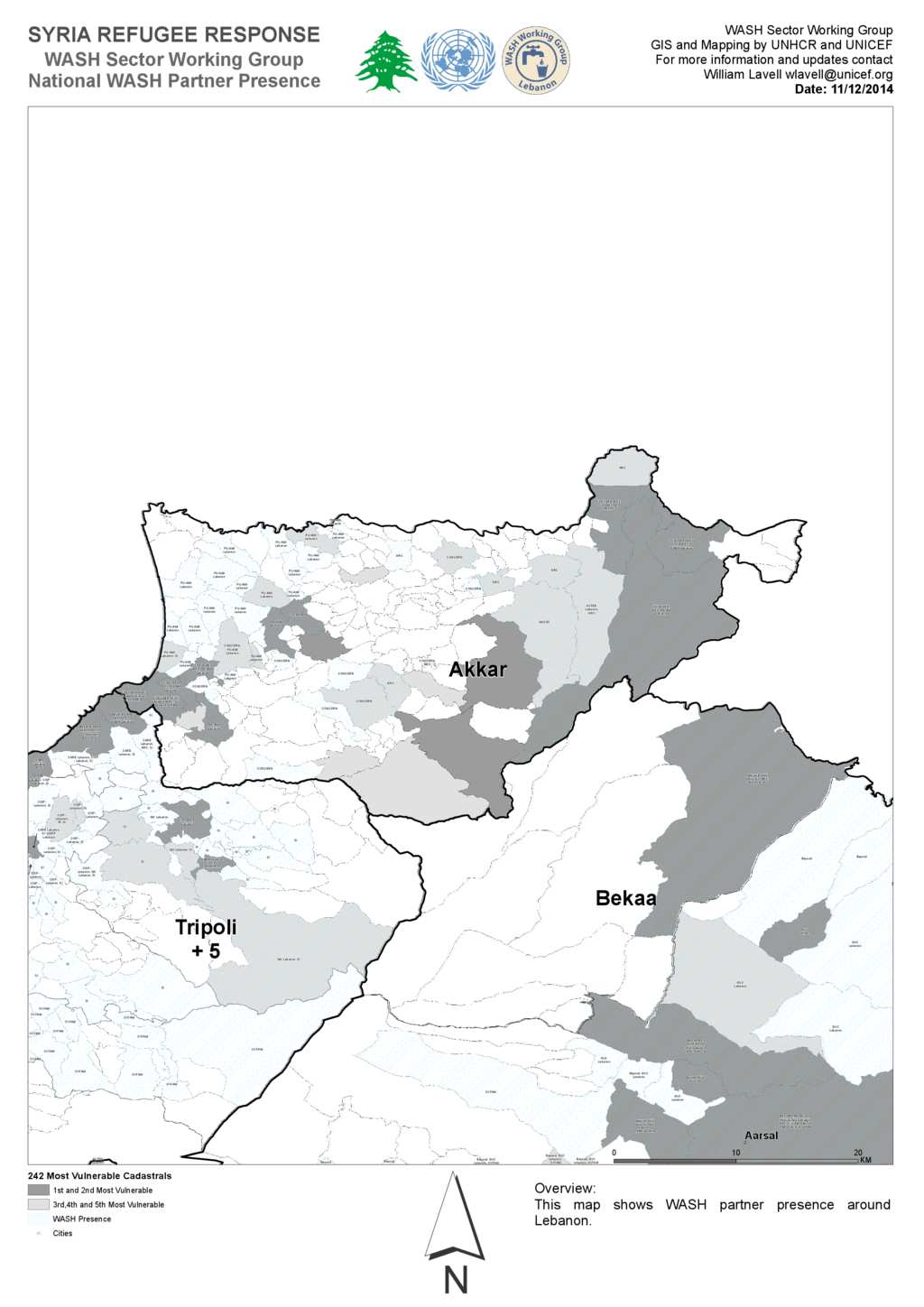 Document - National WASH Presence Map Akkar