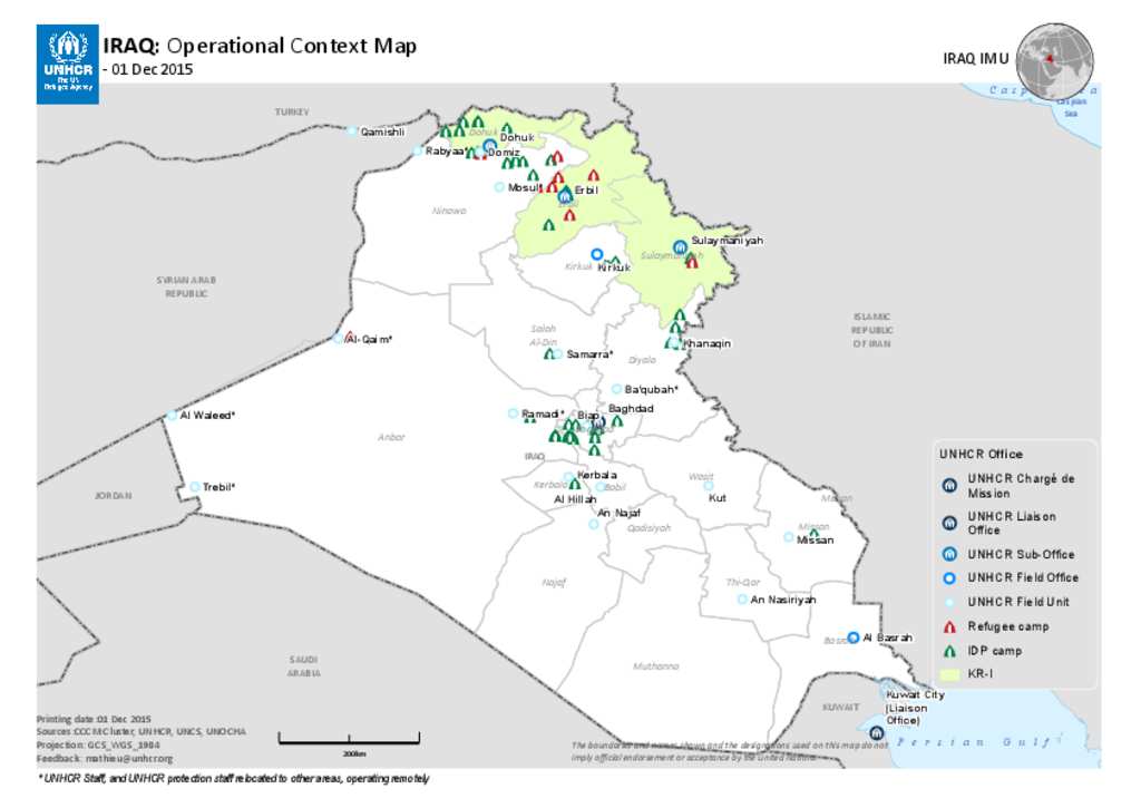Document - UNHCR Operational Context Map