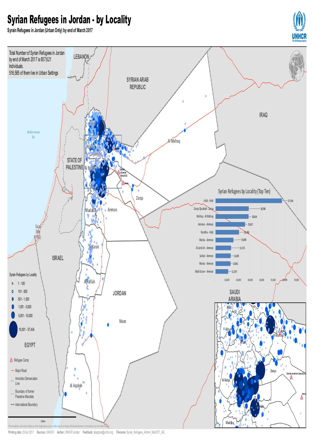 Document - Syrian Refugees in Jordan by Locality - Syrian Refugees in ...
