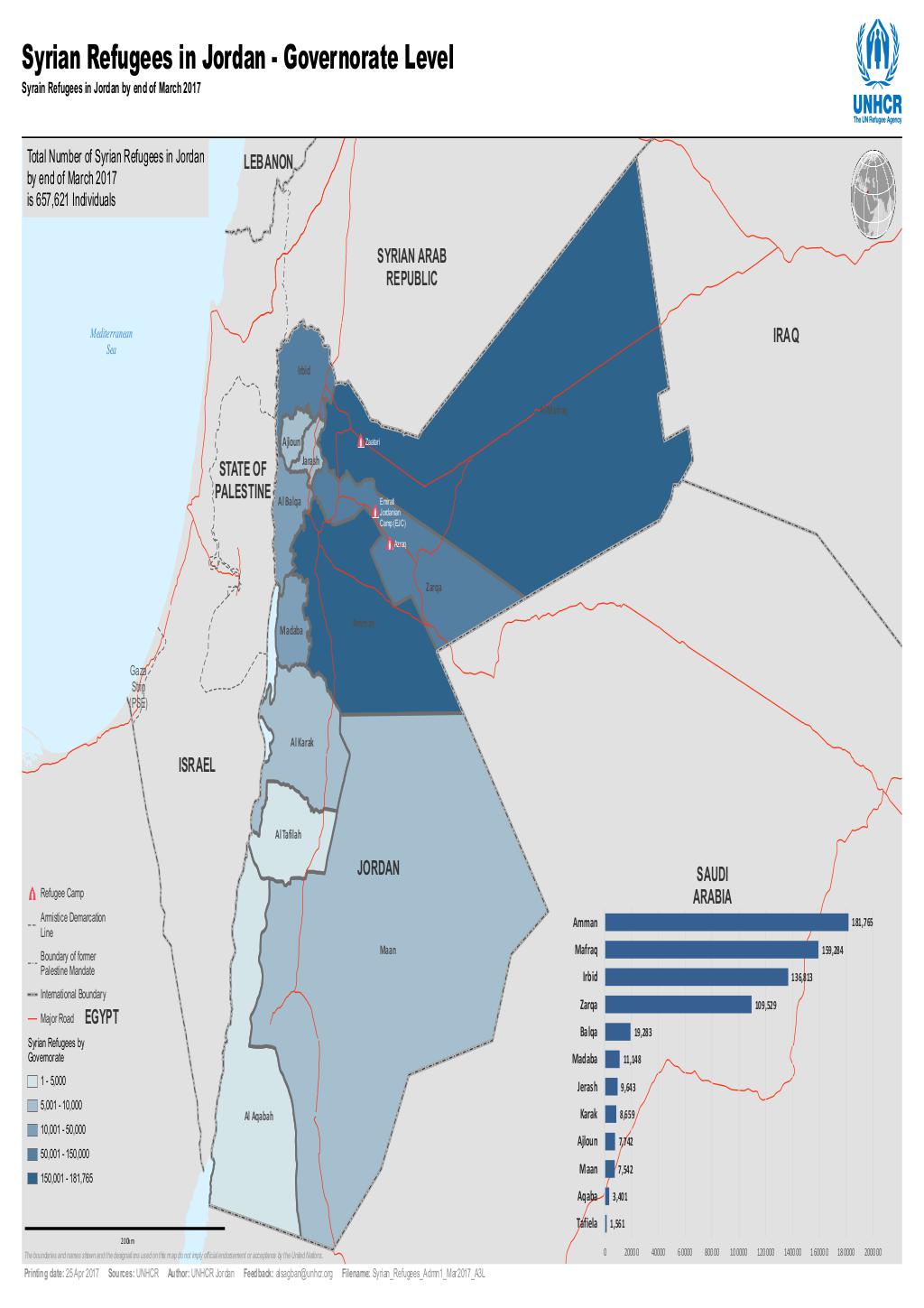 Document - Syrian Refugees in Jordan Governorate Level - Syrian ...