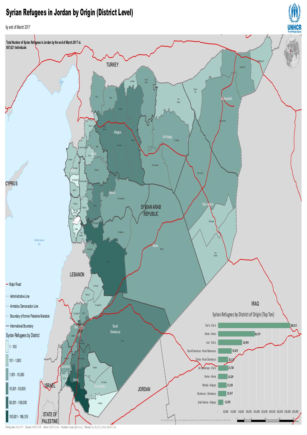 Document - Syrian Refugees in Jordan by Origin (District Level) - end ...
