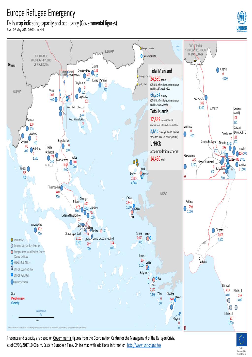 Document - Europe Refugee Emergency - Daily map indicating capacity and ...