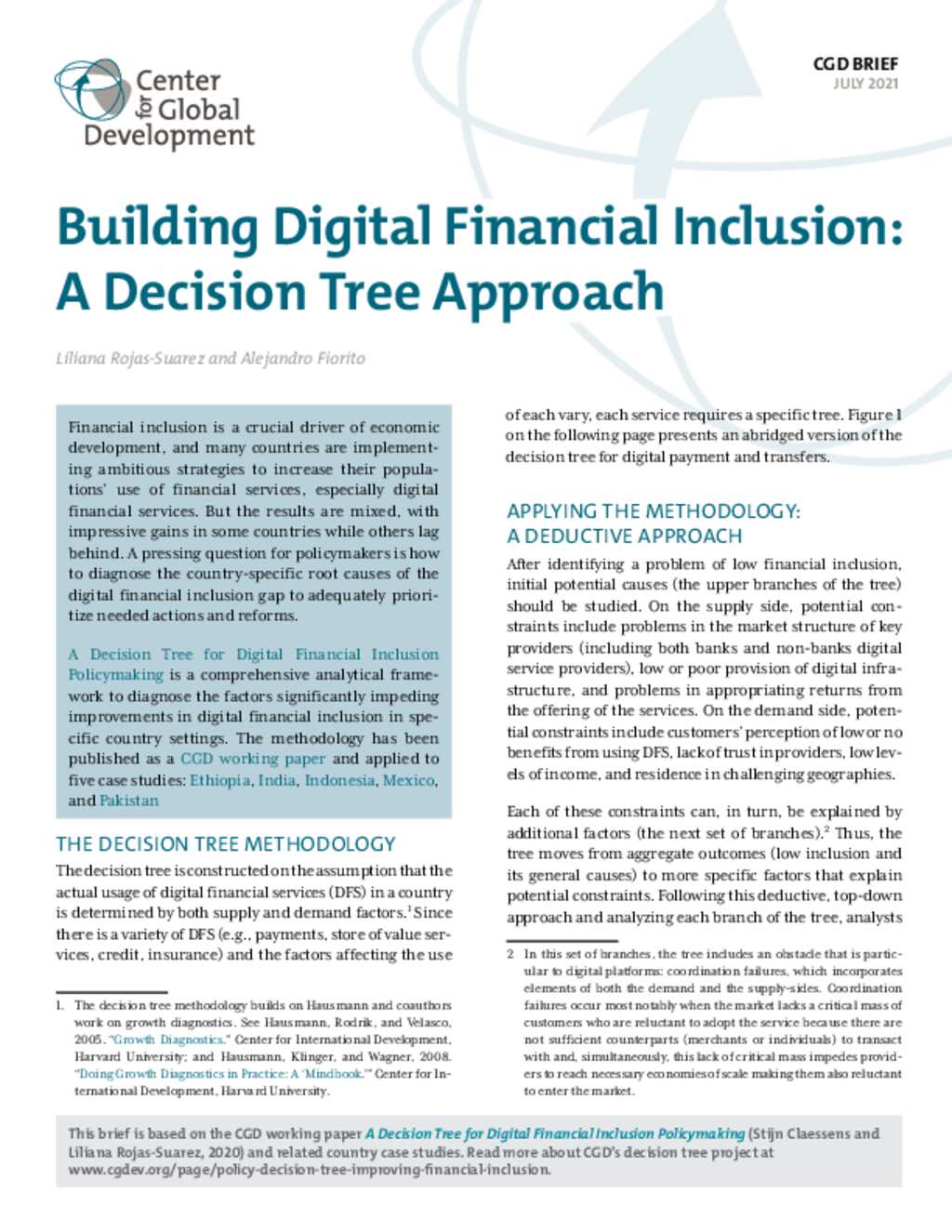 Document - CGD - Building Digital Financial Inclusion: A Decision Tree ...