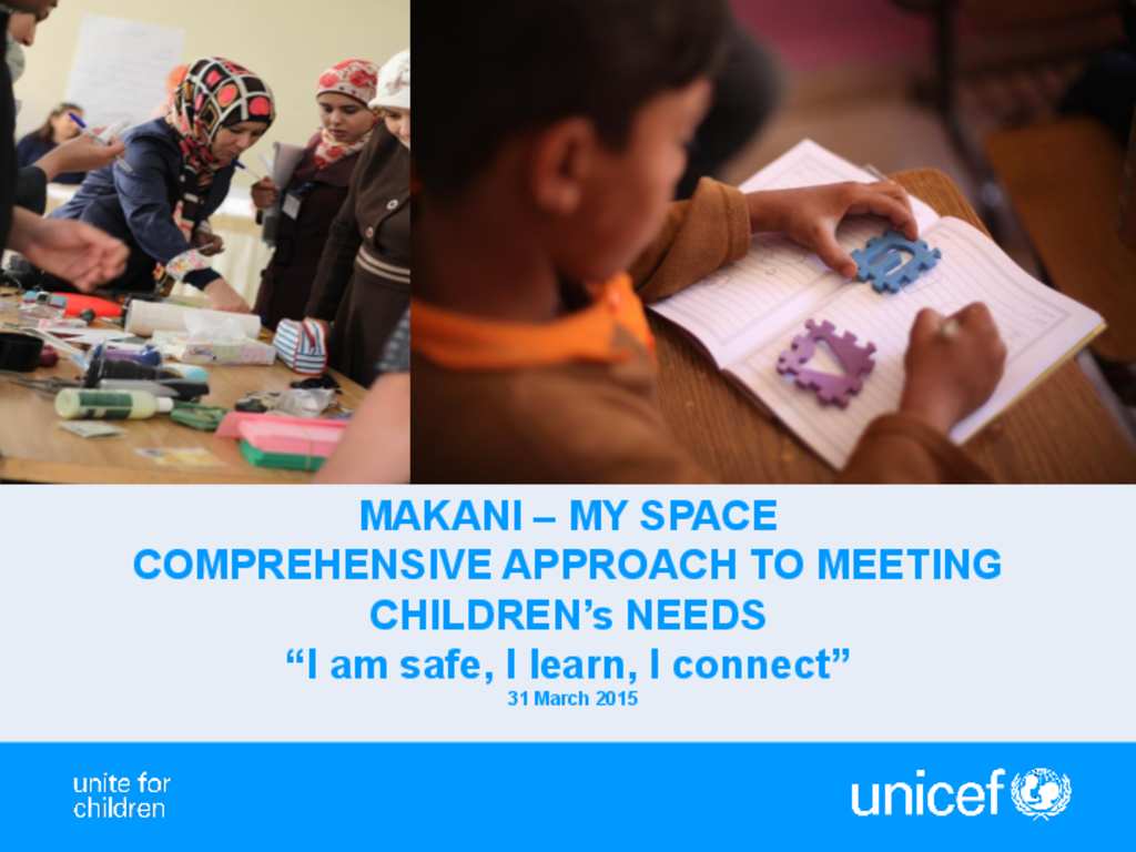 Document - Makani Comprehensive Approach presentation -UNICEF