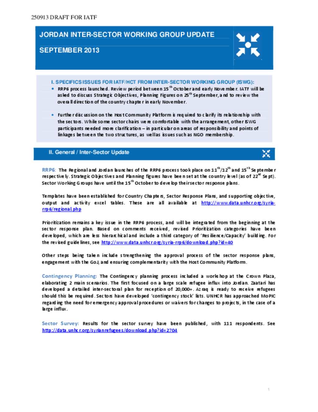 Document - Jordan Inter-Sector Update September 2013