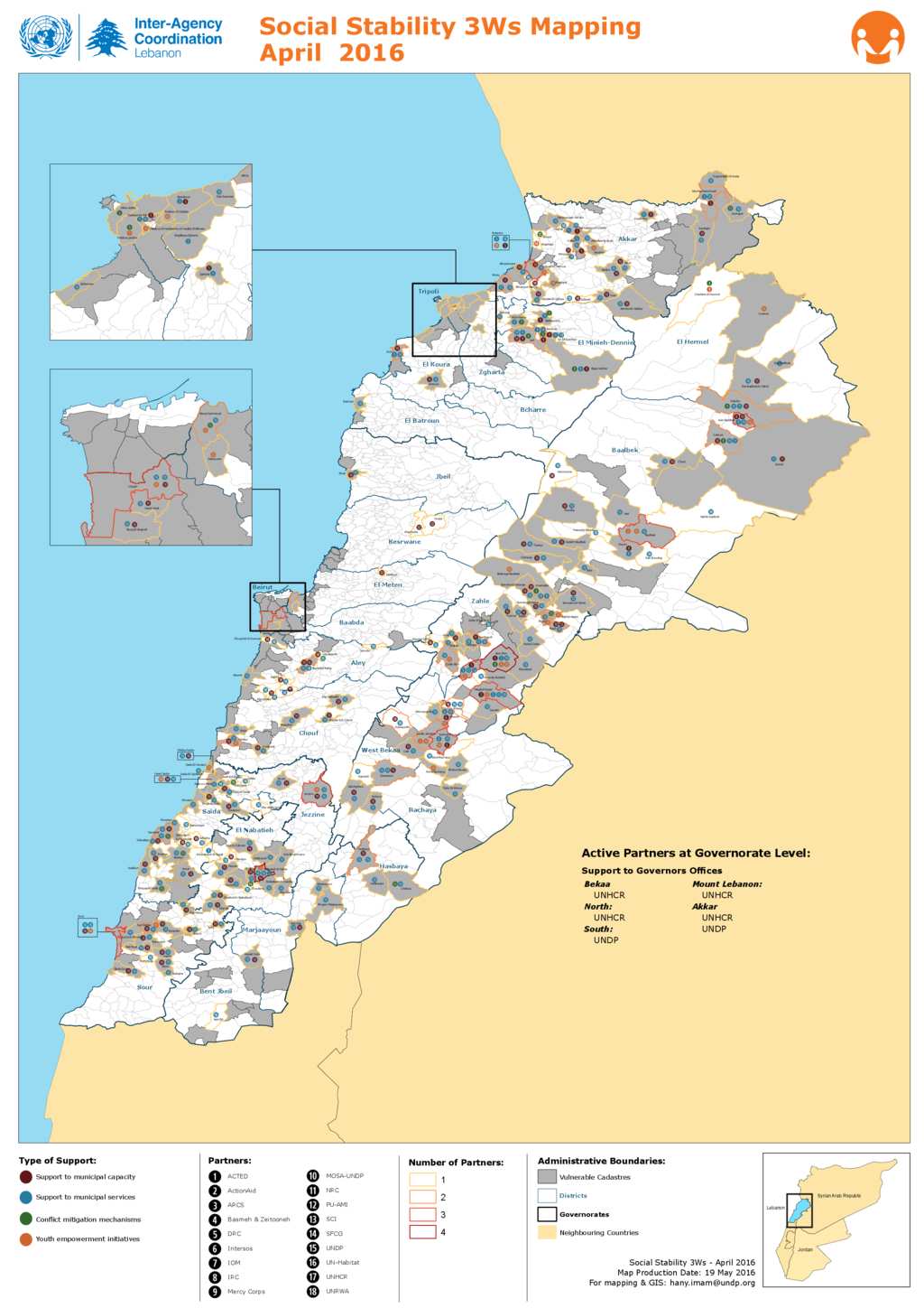 Document - Inter Agency - Lebanon - Social Stability - 3Ws Mapping ...