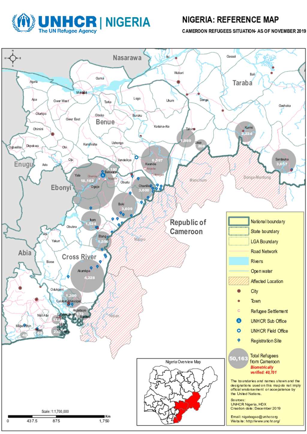 Document - UNHCR Nigeria - Cameroon Refugees Situation - Overall ...