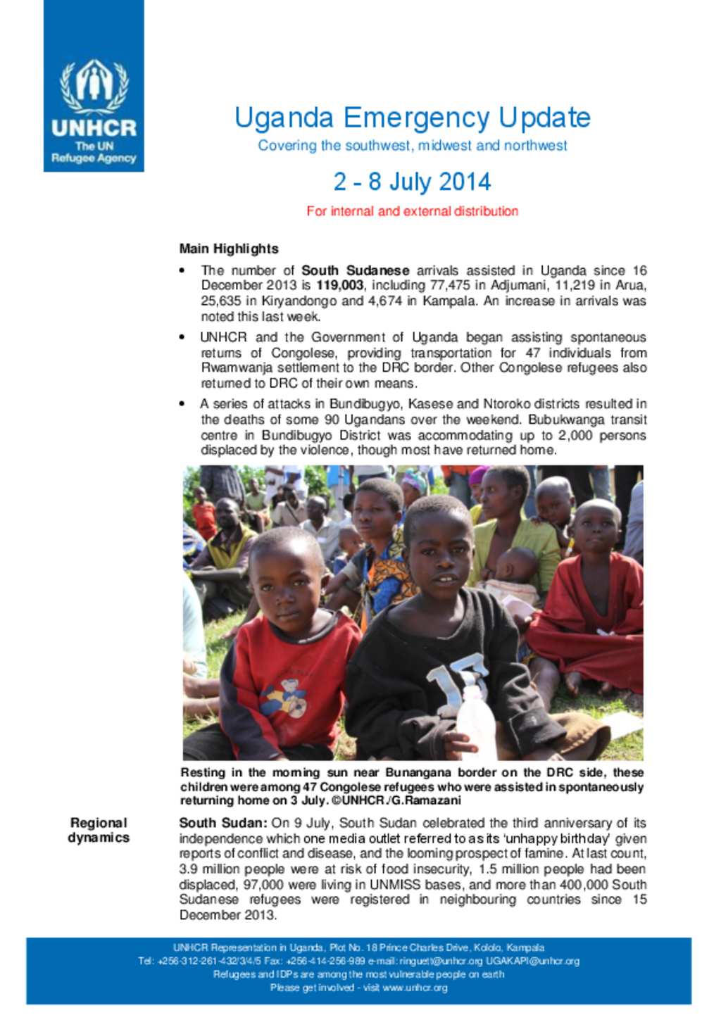 Document - Uganda Emergency Update
