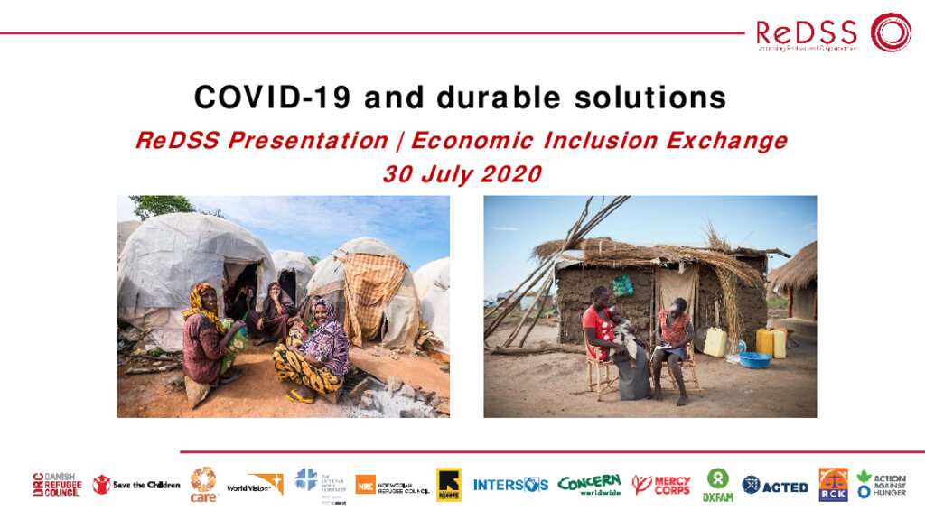 Document - ReDSS - COVID-19 and durable solutions