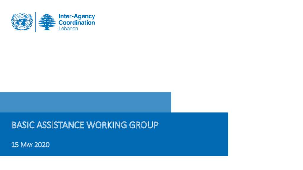 Document - Lebanon: Inter-Agency - Basic Assistance - Presentation - 15 ...