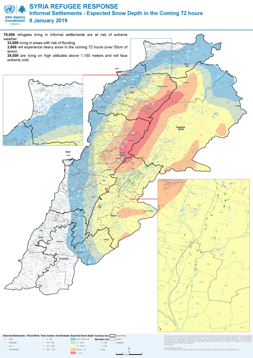 Document - Inter agency -Lebanon-Map of informal settlements with ...