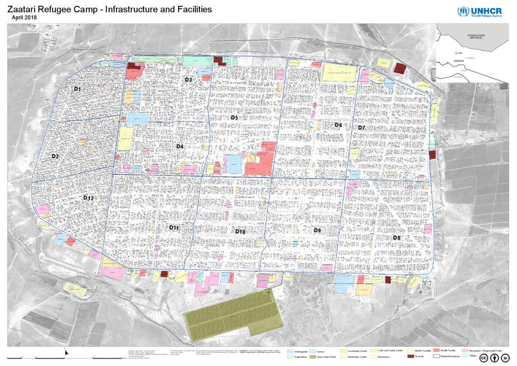 Document - Zaatari Refugee Camp - Infrastructure and Facilities