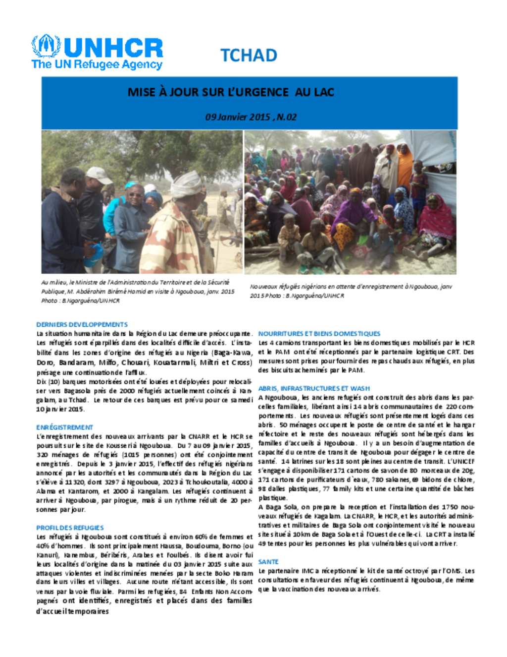 Document - Tchad: Urgence sur le Lac #2