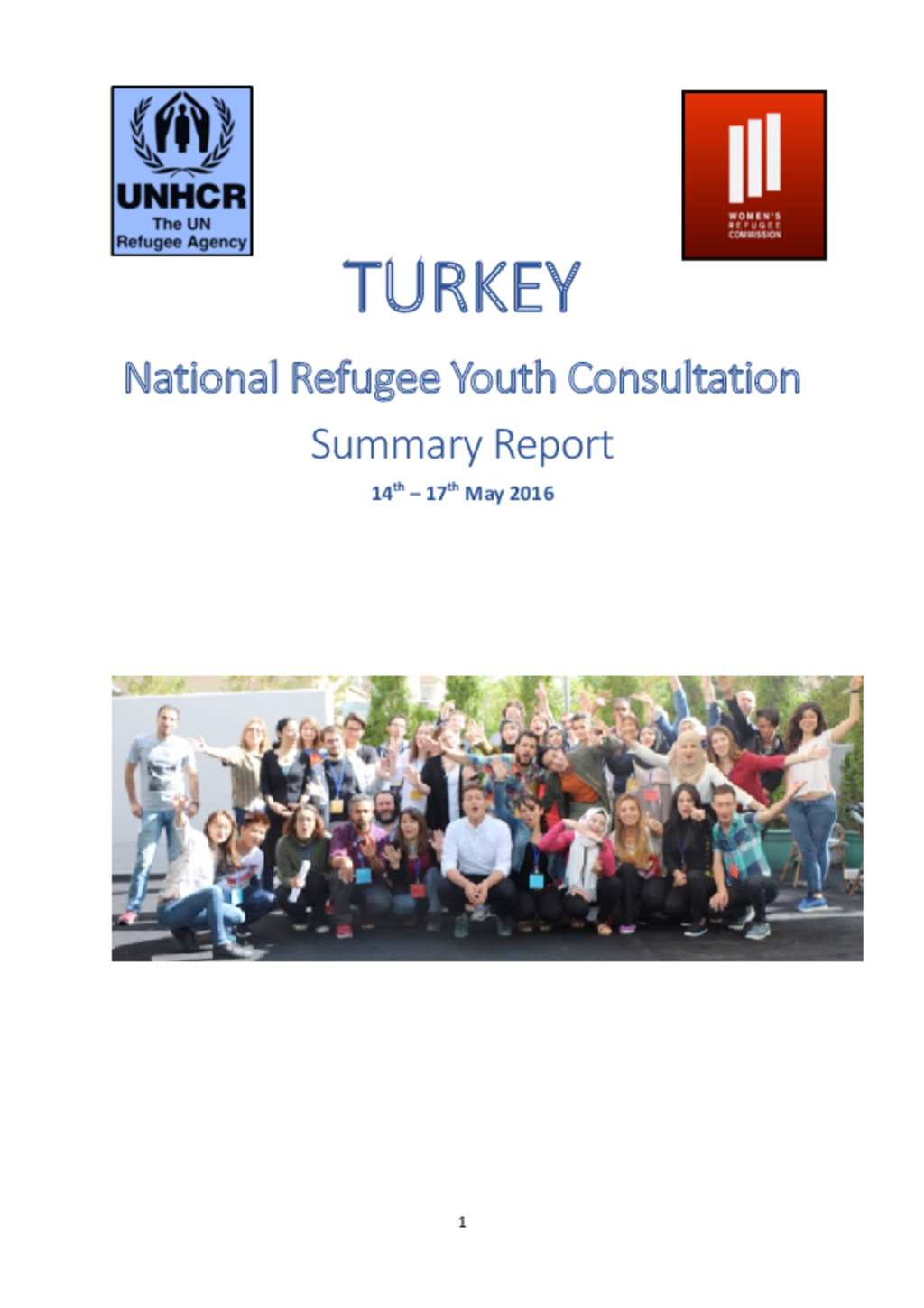 Document - UNHCR, Women's Refugee Commission - National Refugee Youth ...