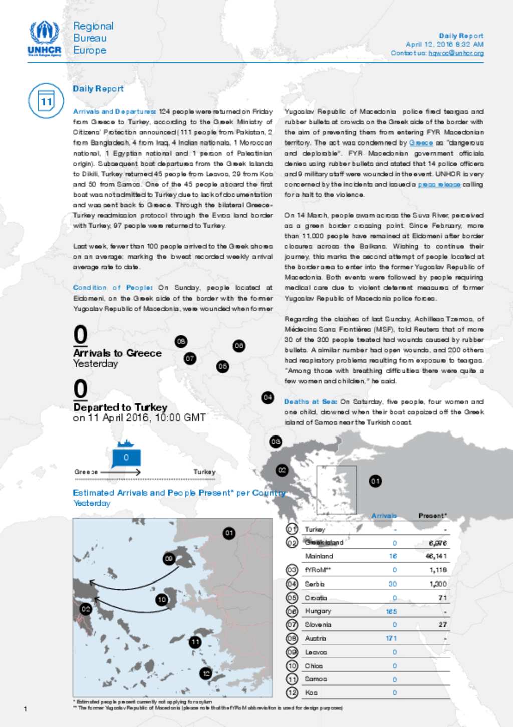 Document - Operations Cell Daily Report - 11 April