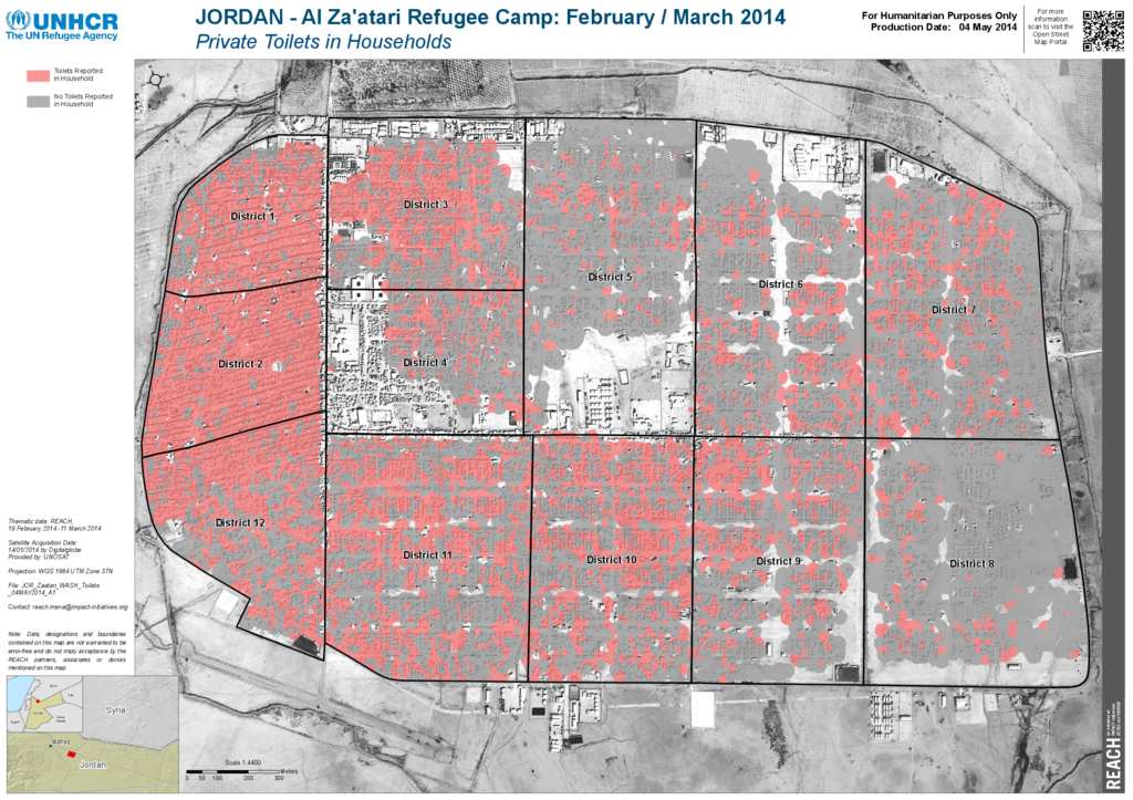 Document - Private Toilets in Households - Zaatari camp