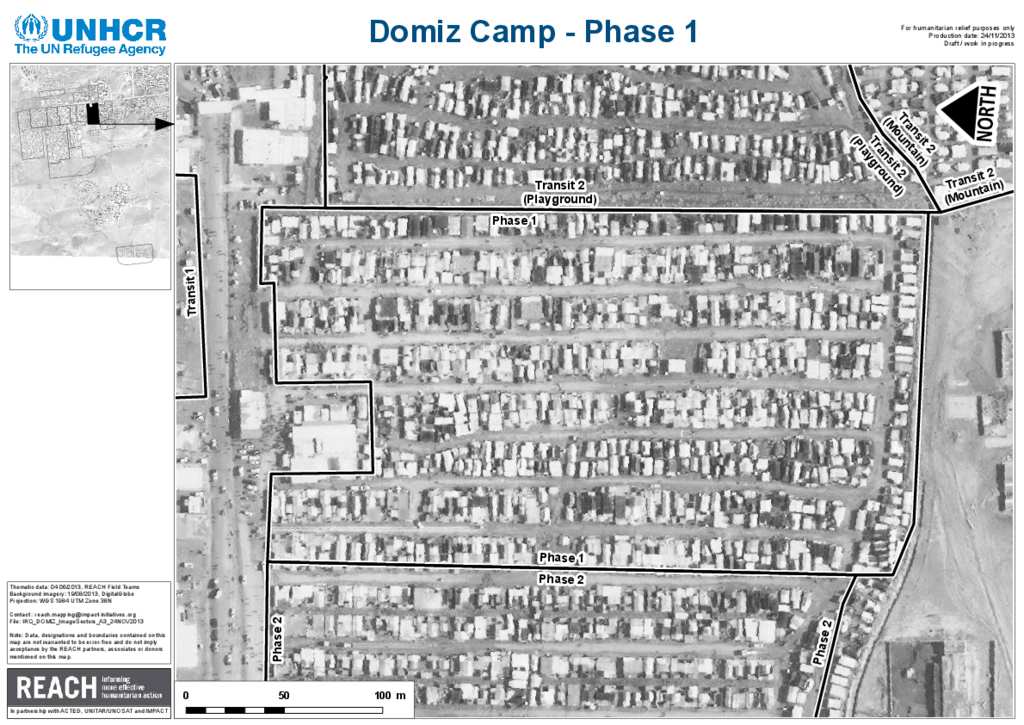 Document - Iraq - Dohuk Governorate - Domiz Camp - Image Sectors Map ...