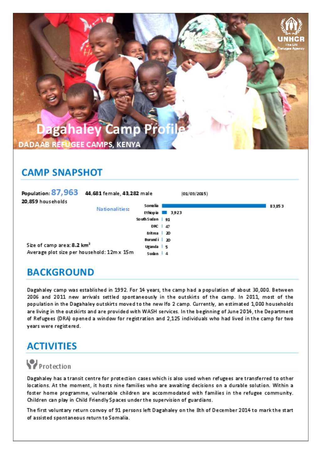 Document - Dagahaley Camp Profile_Dadaab Refugee Camps
