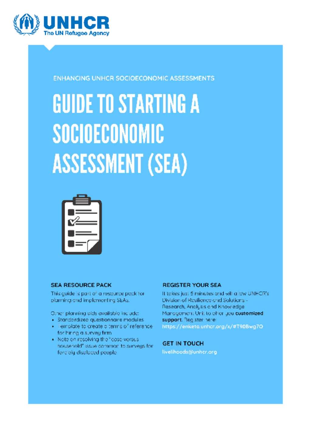 Document - Socioeconomic Survey Planning Guide