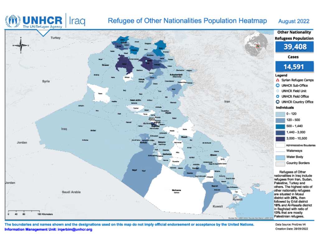 Document - UNHCR Iraq Refugees of other nationalities Population ...
