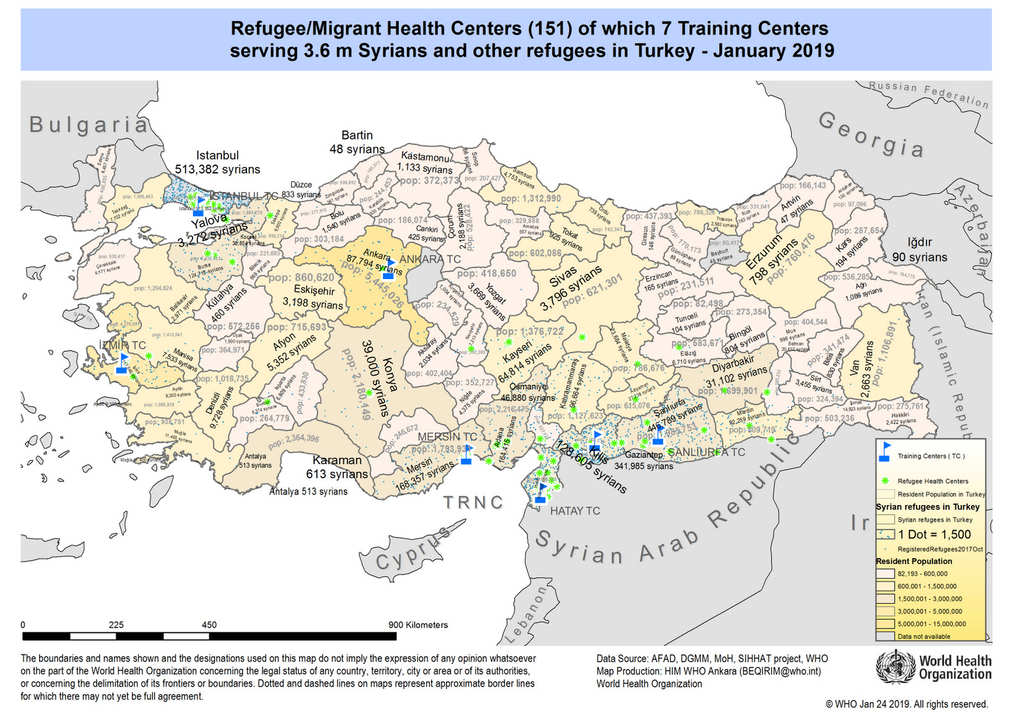 Document - WHO Turkey: Migrant Health Centres Serving Syrians and Other ...