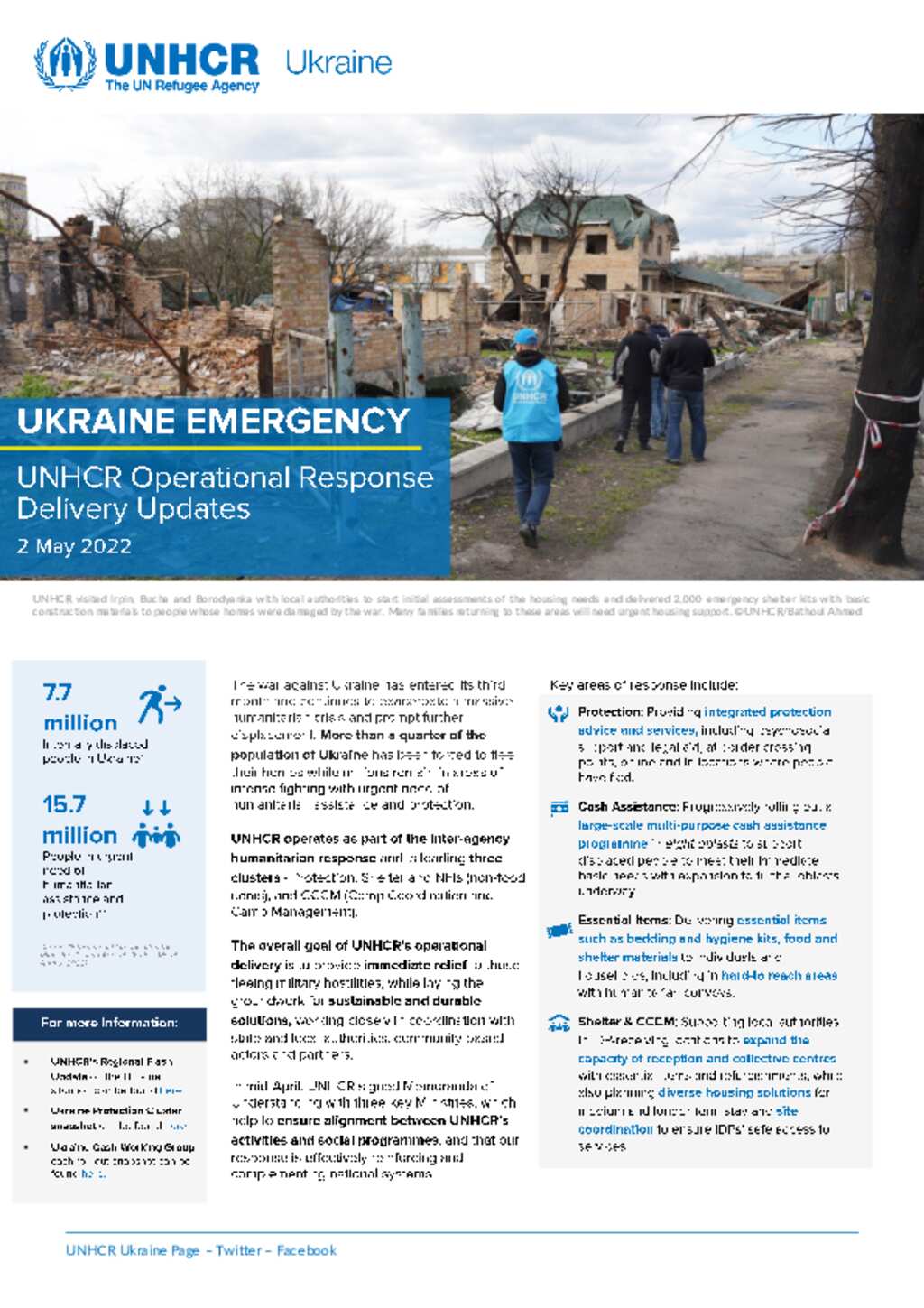 Document - Ukraine Emergency - UNHCR Operational Response Delivery ...