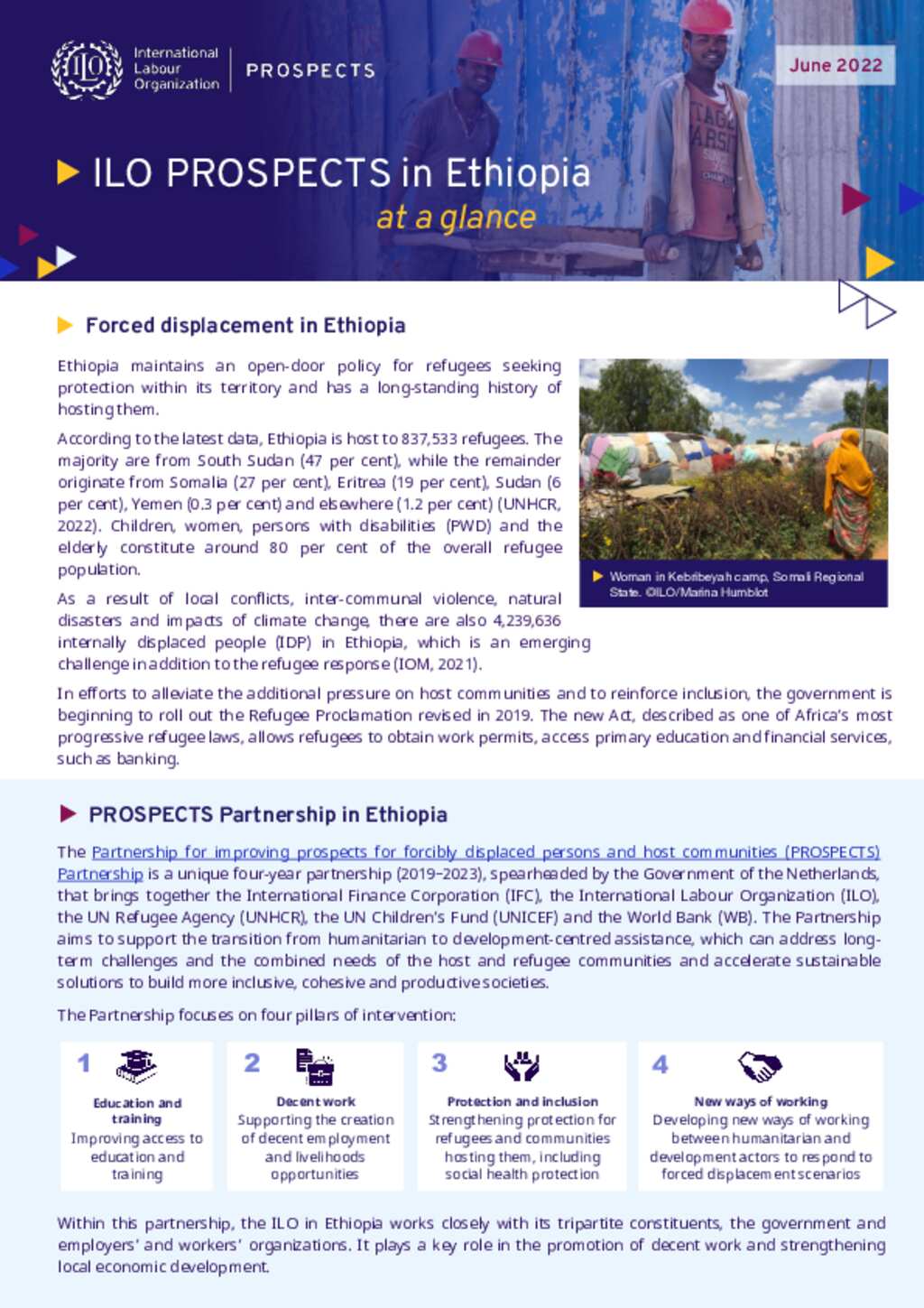 Document - ILO PROSPECTS in Ethiopia - at a glance