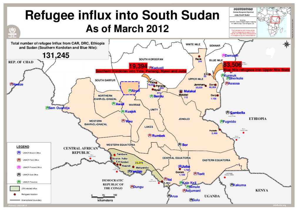 Document - Influx of Refugees to South Sudan