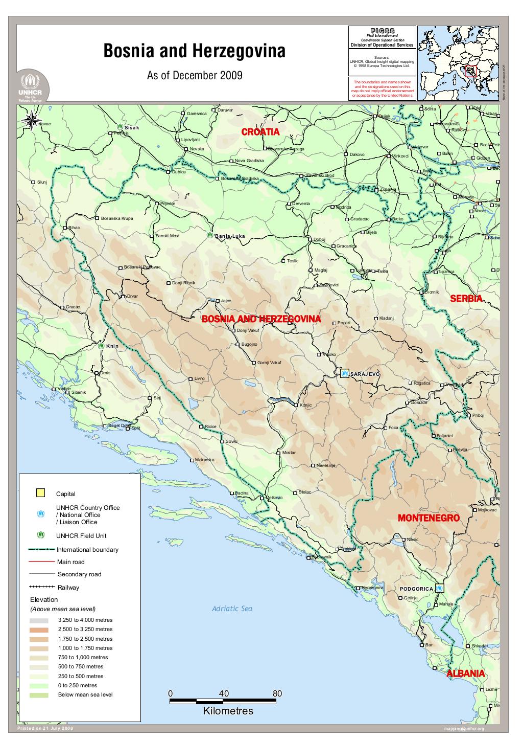 Document - Bosnia and Herzegovina Atlas Map
